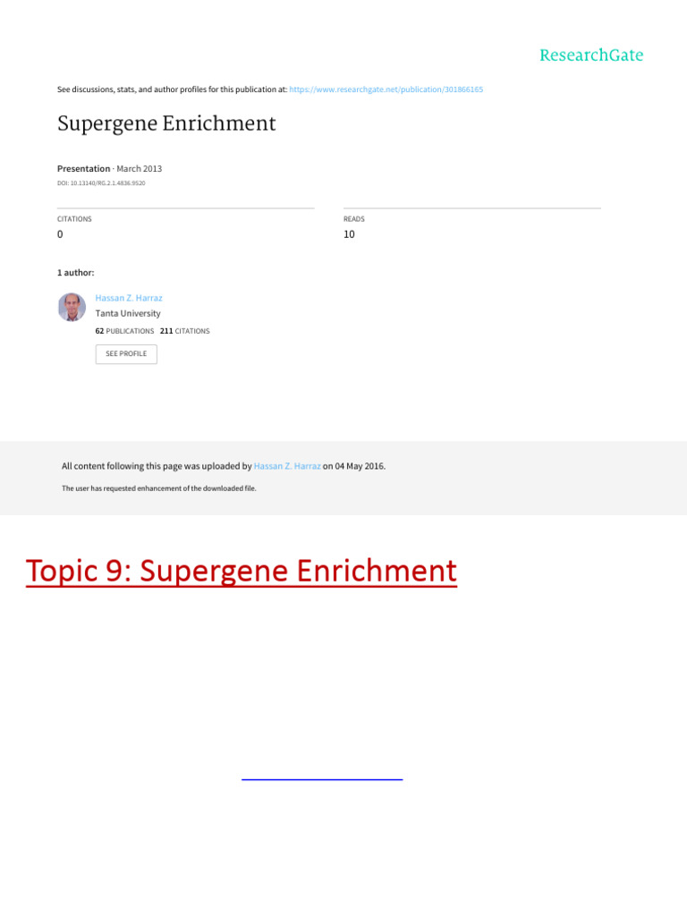 Topic 9-Supergene Enrichment | PDF