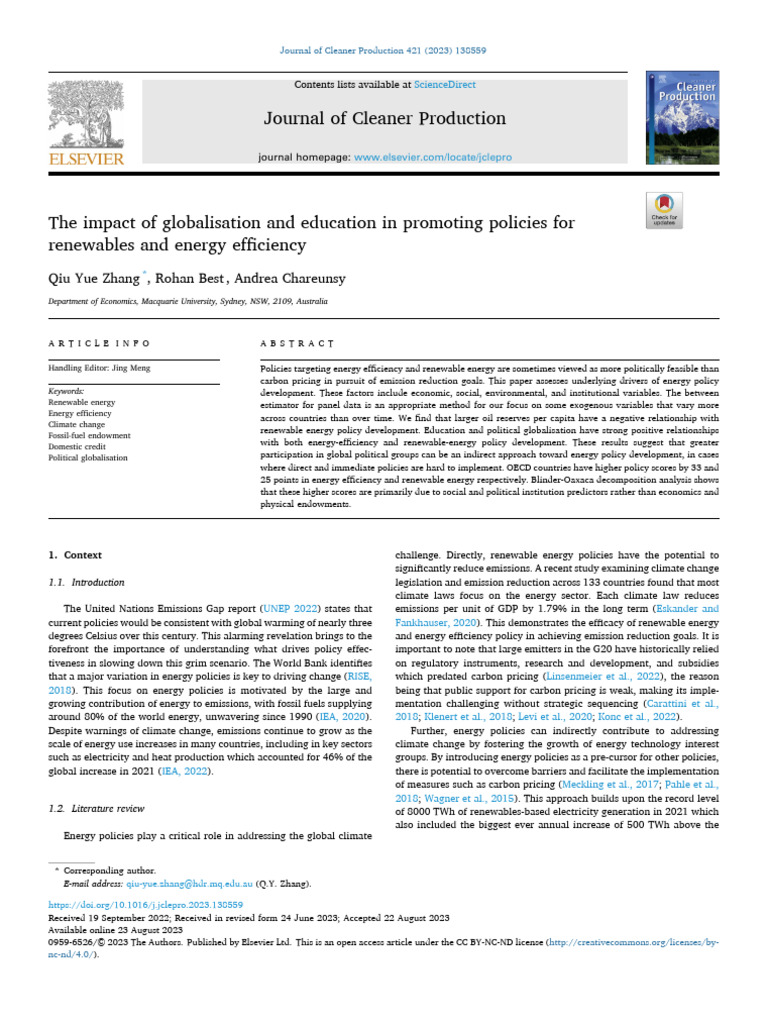 Energy Paper | PDF