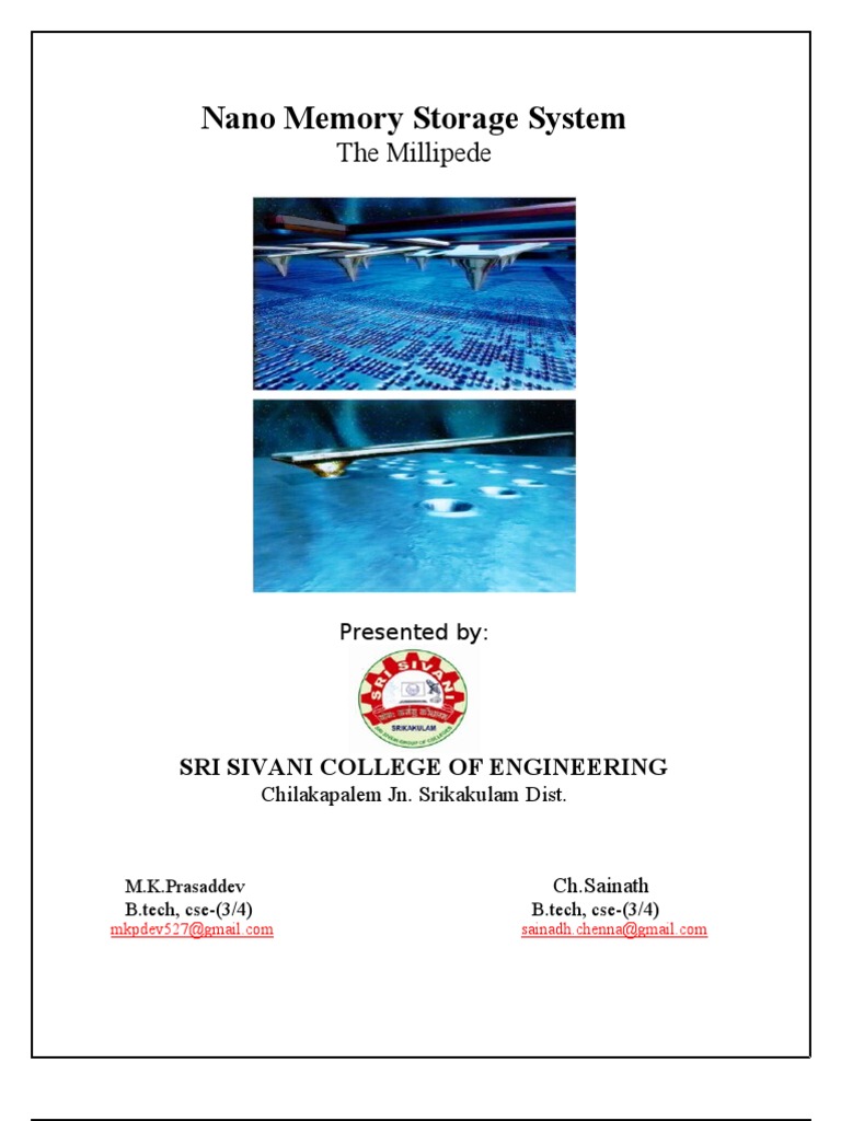 16 Nano Memory Storage System | PDF | Scanning Tunneling Microscope ...