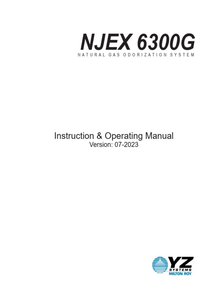 Njex 6300G | PDF