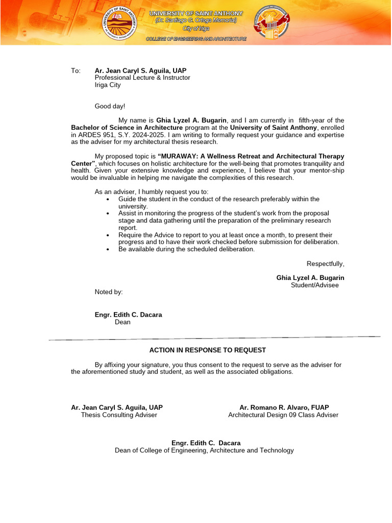 REQUEST LETTER | PDF