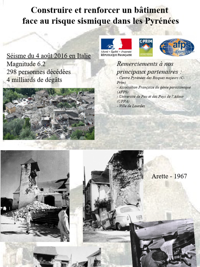 Parasismique Regis Martinet 2020 | PDF