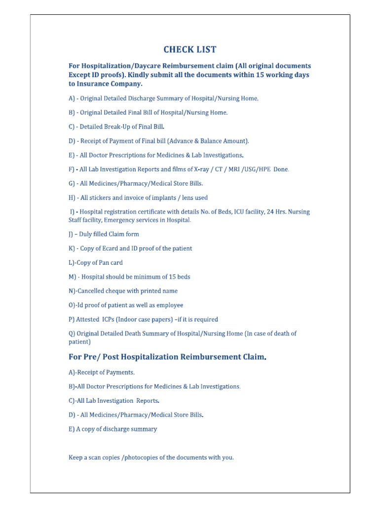 Check List (2) | PDF