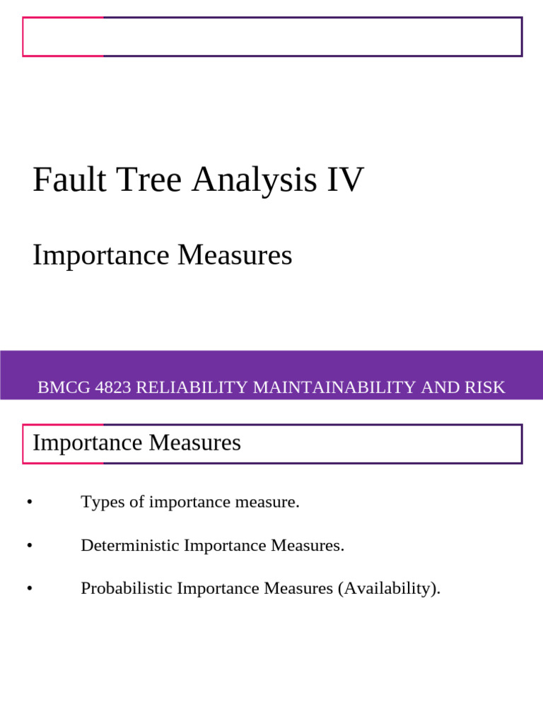 Chapter 9 Reliability Maintainability and Risk | PDF