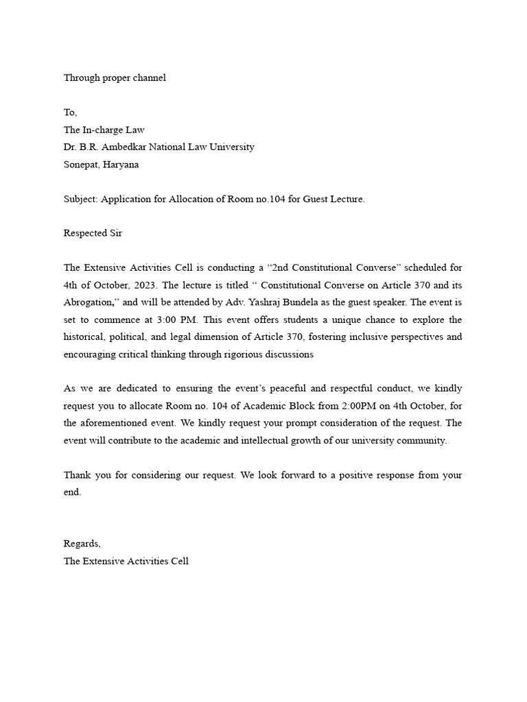 Room Allotment Application | PDF