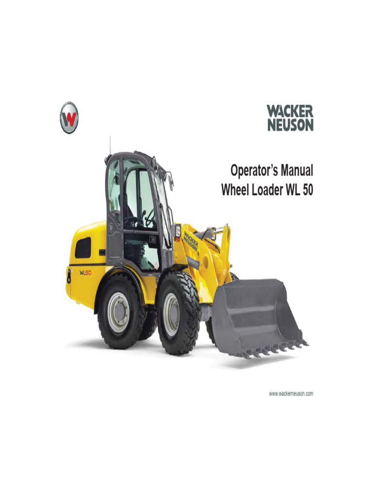 WL50 Operators Manual-1 | PDF
