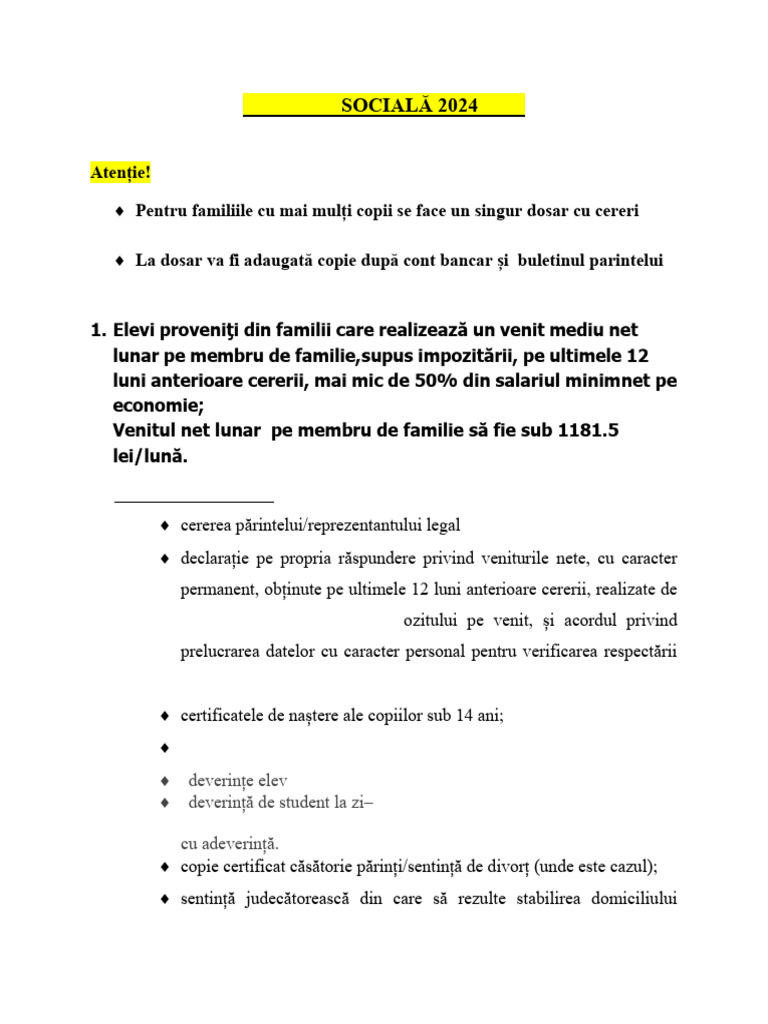 Conditii Burse | PDF