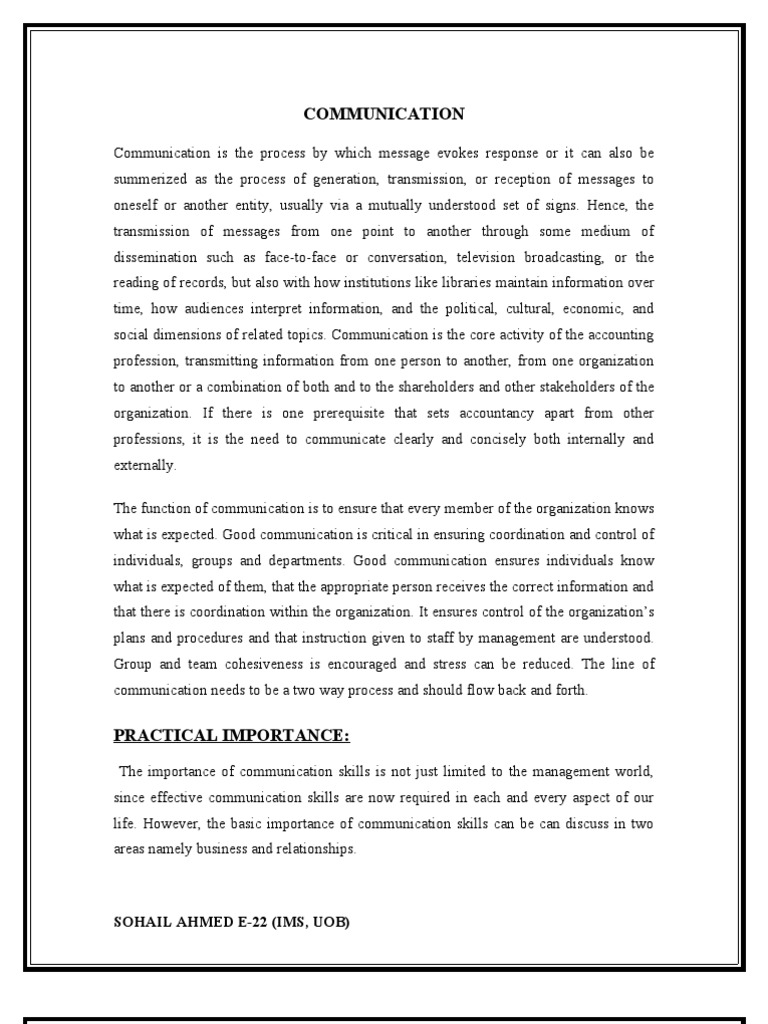 Effective Communication | Download Free PDF | Communication | Information