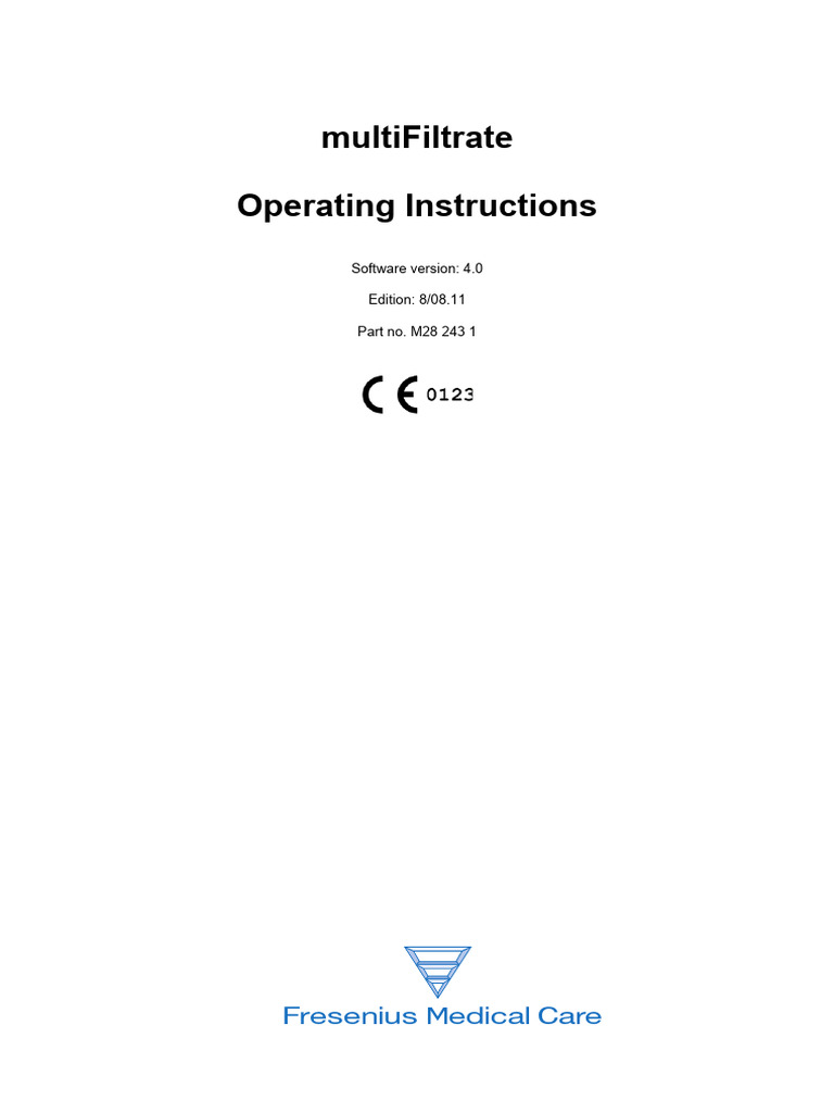 Multififiltrate Pro | PDF