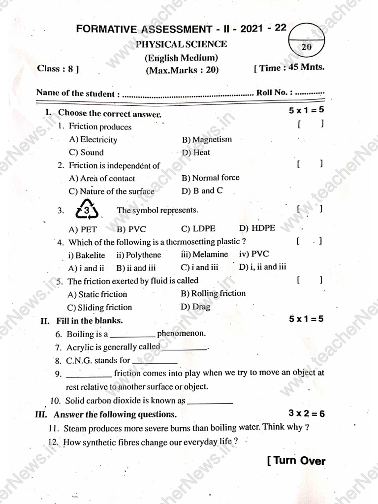 8th FA 2 PS EM | PDF