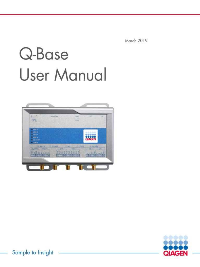 UM QBase QIAcube Connect | PDF