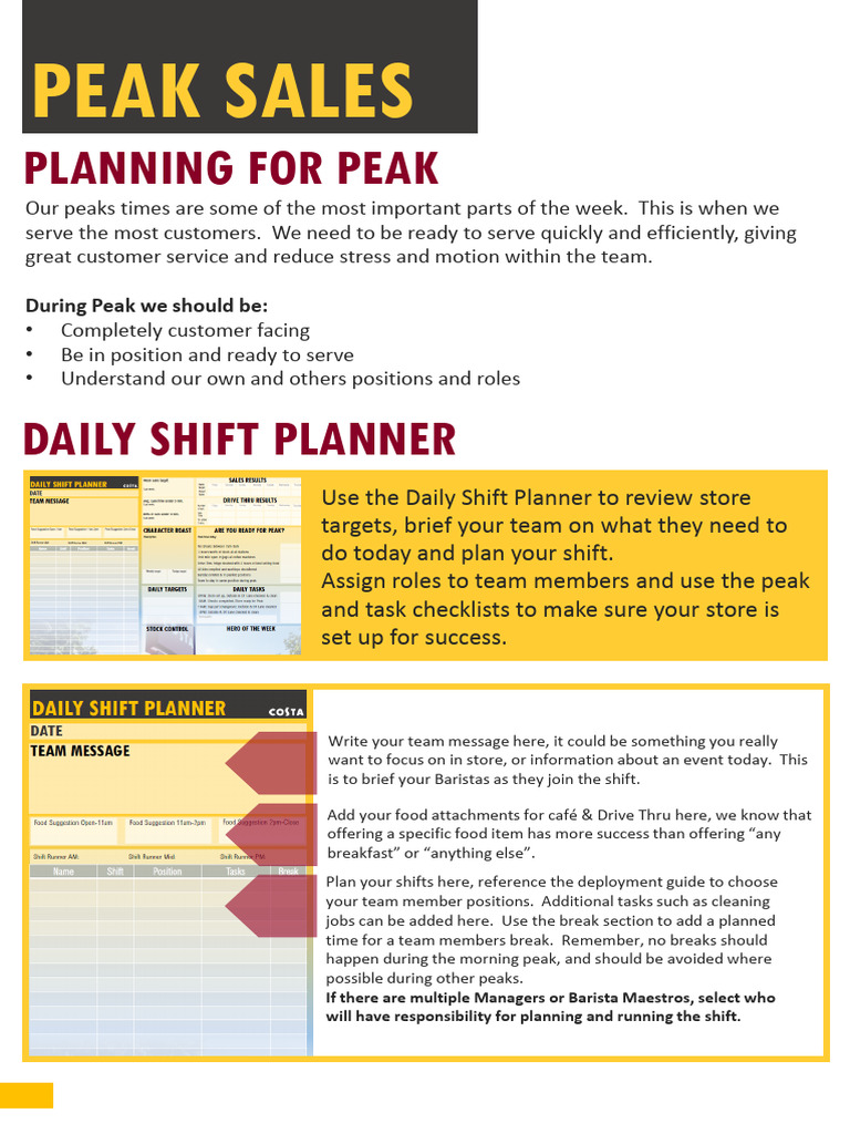 DT AOL Peak Planning | PDF
