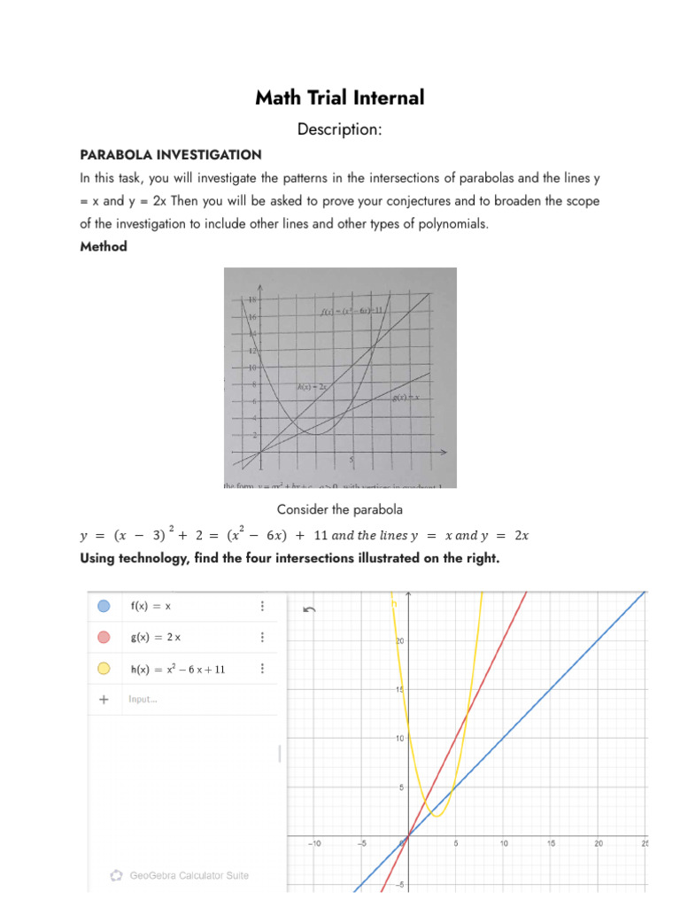 Math Trial Internal | PDF