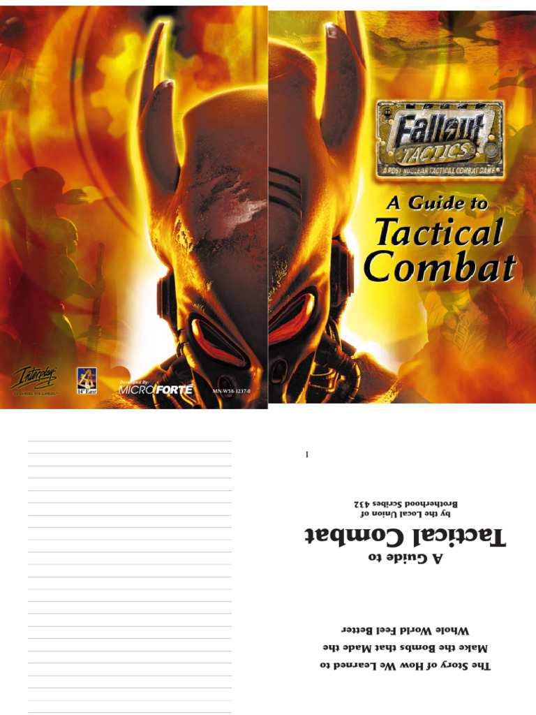 Fallout Tactics Manual Booklet | PDF