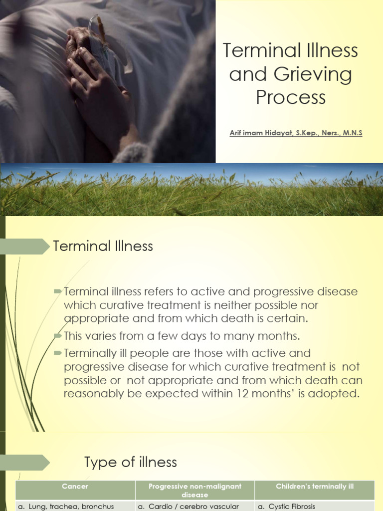 Terminal Illness Presentation | PDF