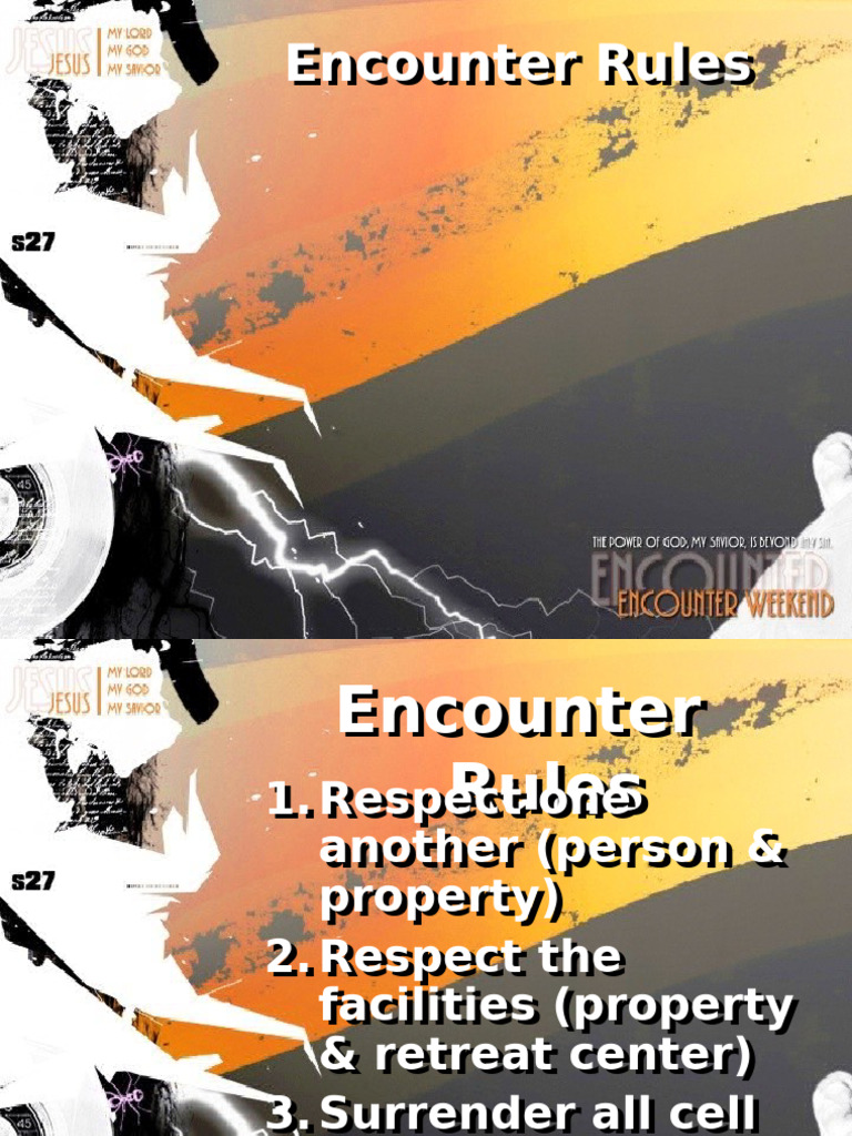 01 -Encounter Rules | PDF