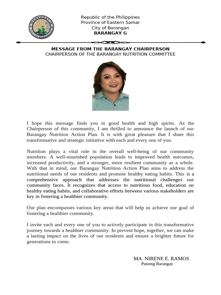 Bnap Pb Message | PDF