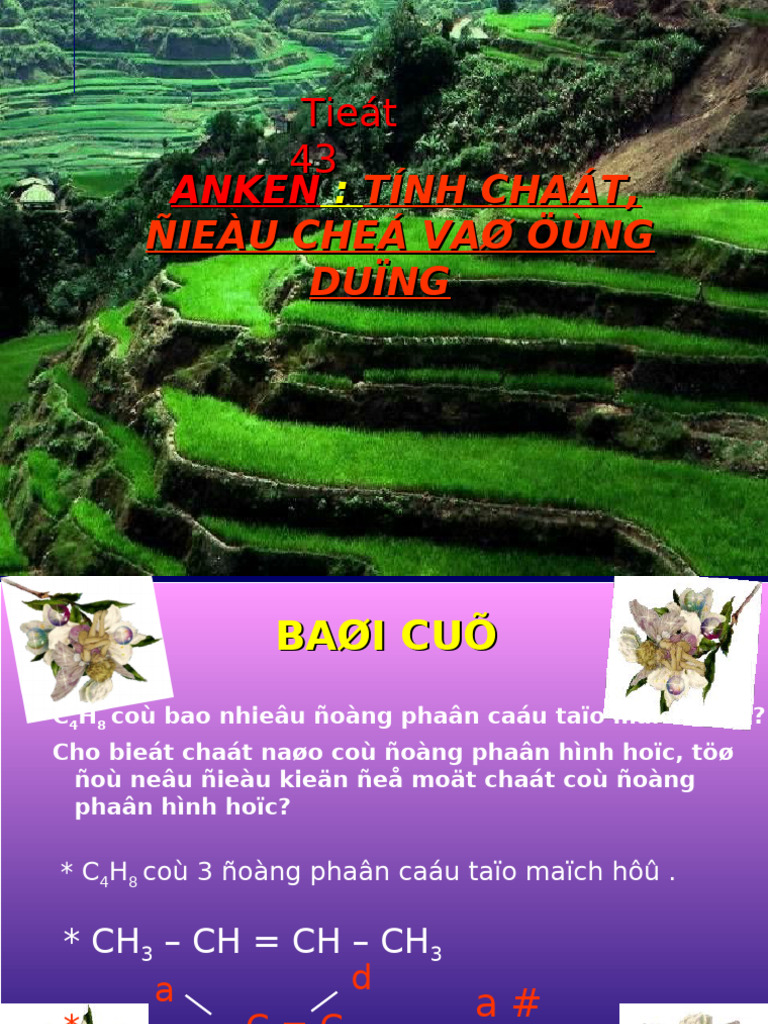 Anken Tinh Chat Dieu Che Va Ung Dung | PDF