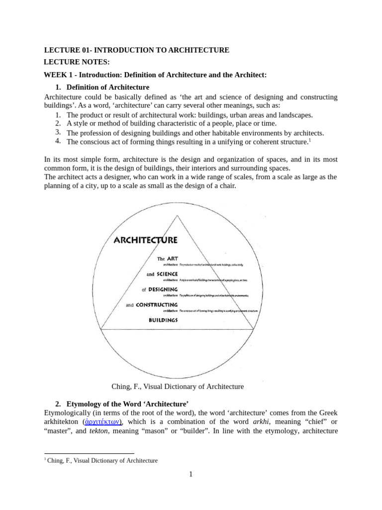 Introduction to Architecture Concepts | PDF | Architect | Social Science