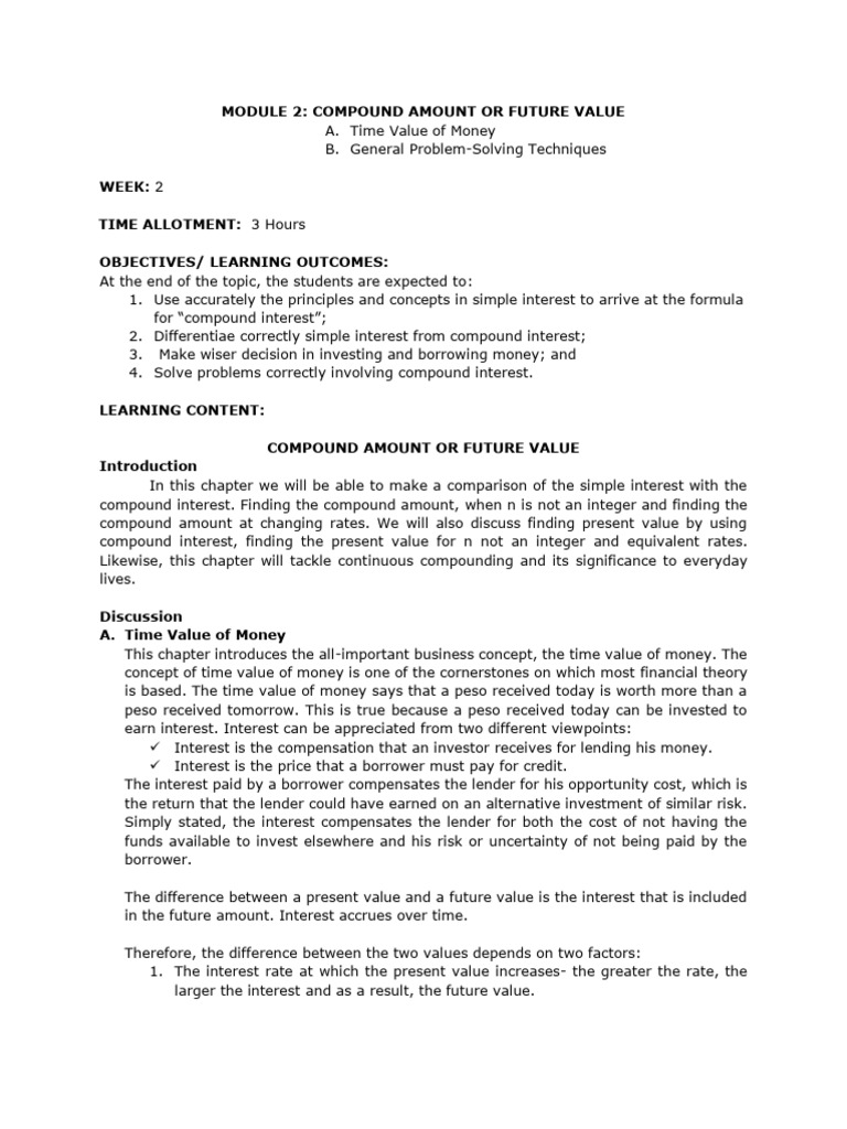 Management Science Week 2 Module 1-2 | PDF