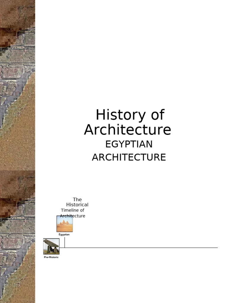 Lecture 02 (A) - Ancient Egyptian Architecture | PDF | Ancient Egypt ...