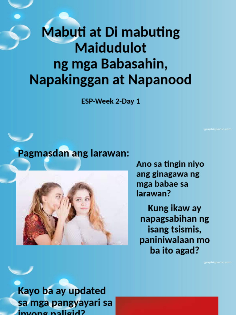 Q1 PPT WEEK 2 -ESP 5 | PDF