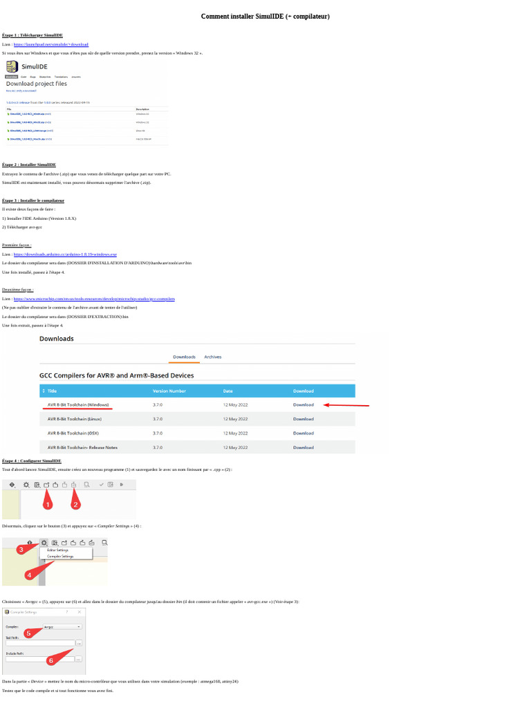Guide Installation Simulide Windows | PDF