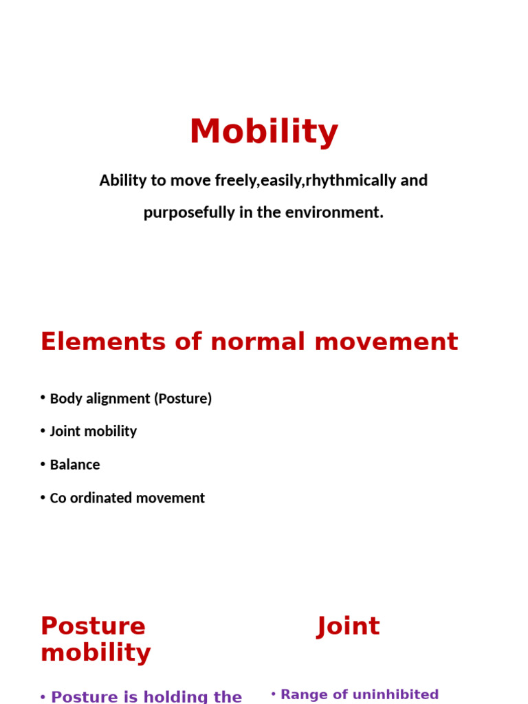 Principles of Body Mechanics | PDF