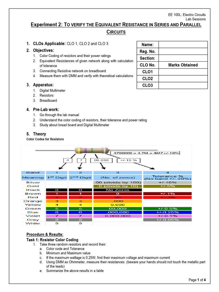 Lab Session 2-1 | PDF