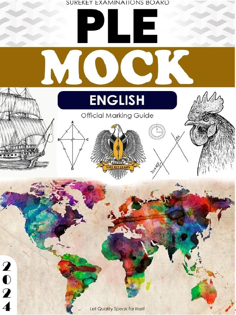 P.7 2024 Eng Ple Mock - Guide | PDF
