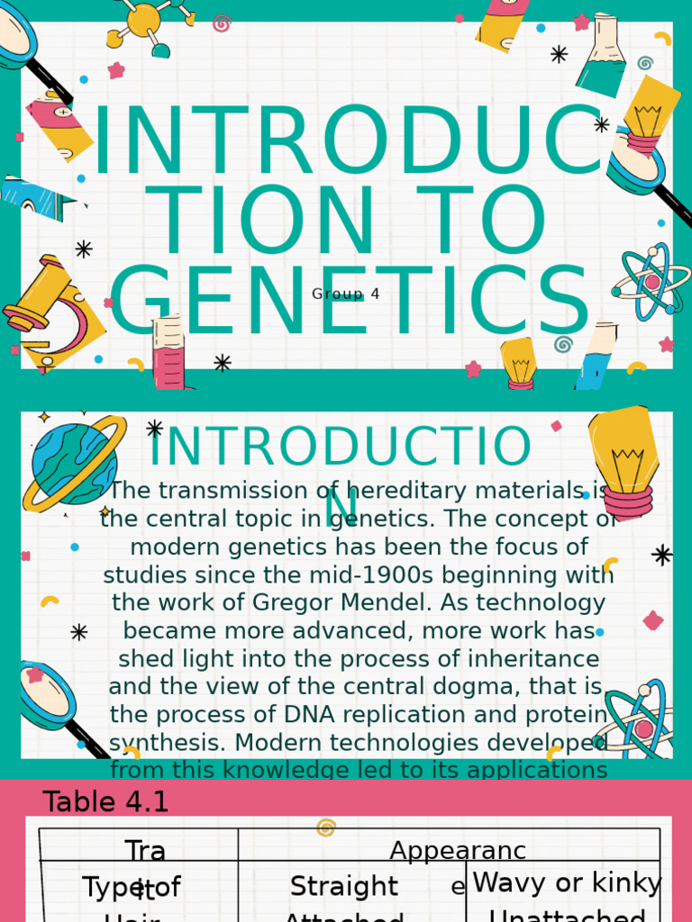 Introduction To Genetics Report | PDF