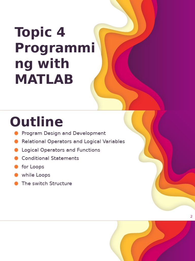 Edi3083 Matlab Programming | PDF