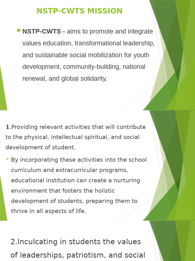 Group 4 NSTP Cwts Mission | PDF