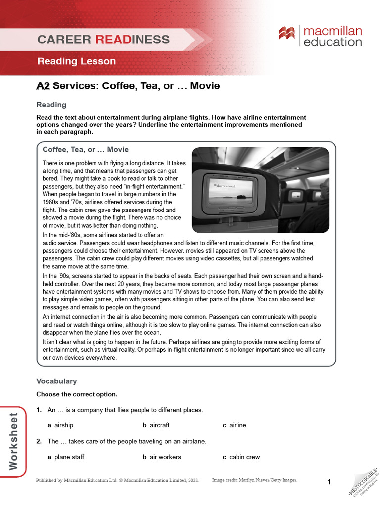 careerreadiness_a2_services_worksheet_646799 | PDF