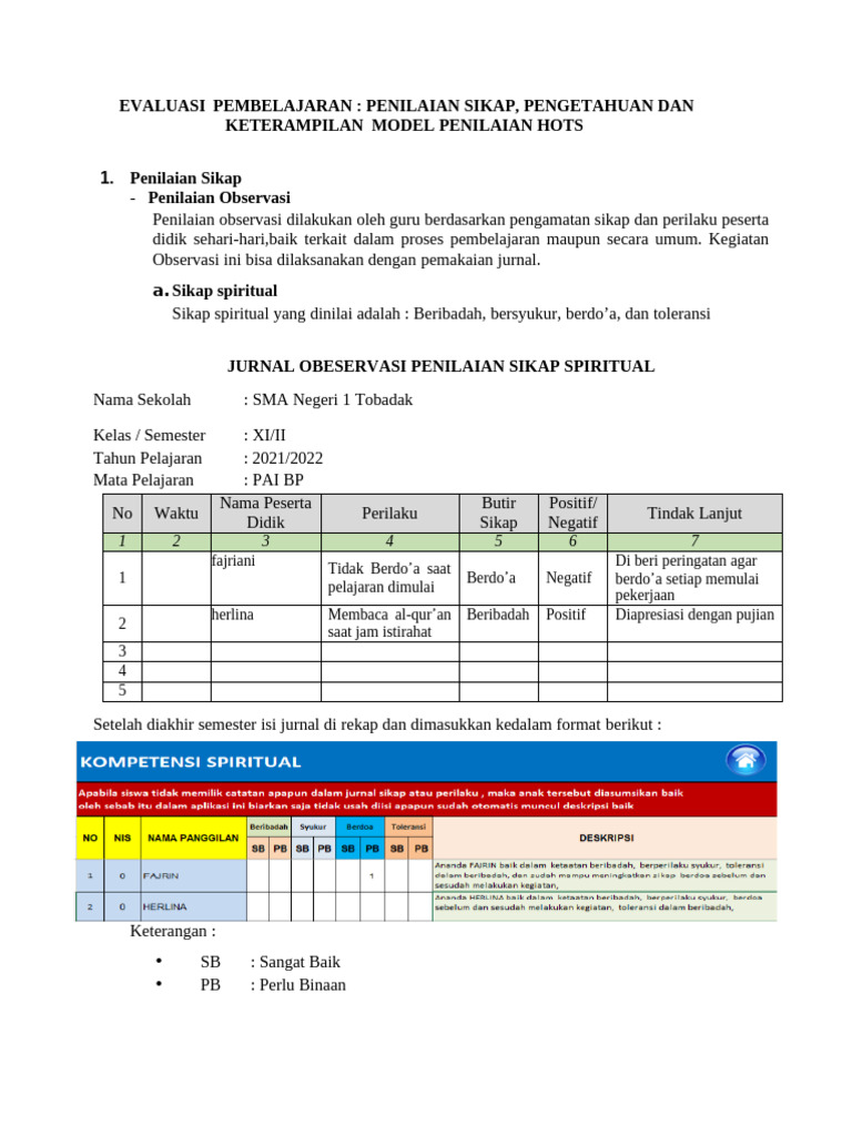 Tugas 4 Evaluasi Pembelajaran | PDF