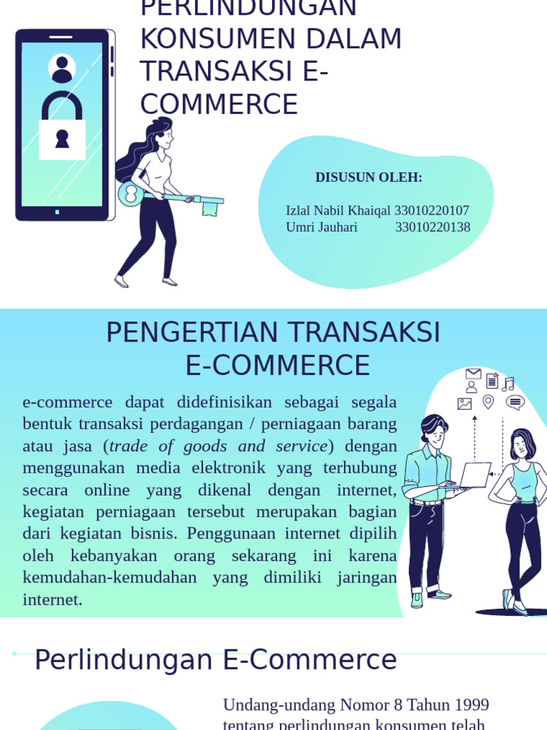 Perlindungan Konsumen Dalam Transaksi E-commerce_kel.12 | PDF