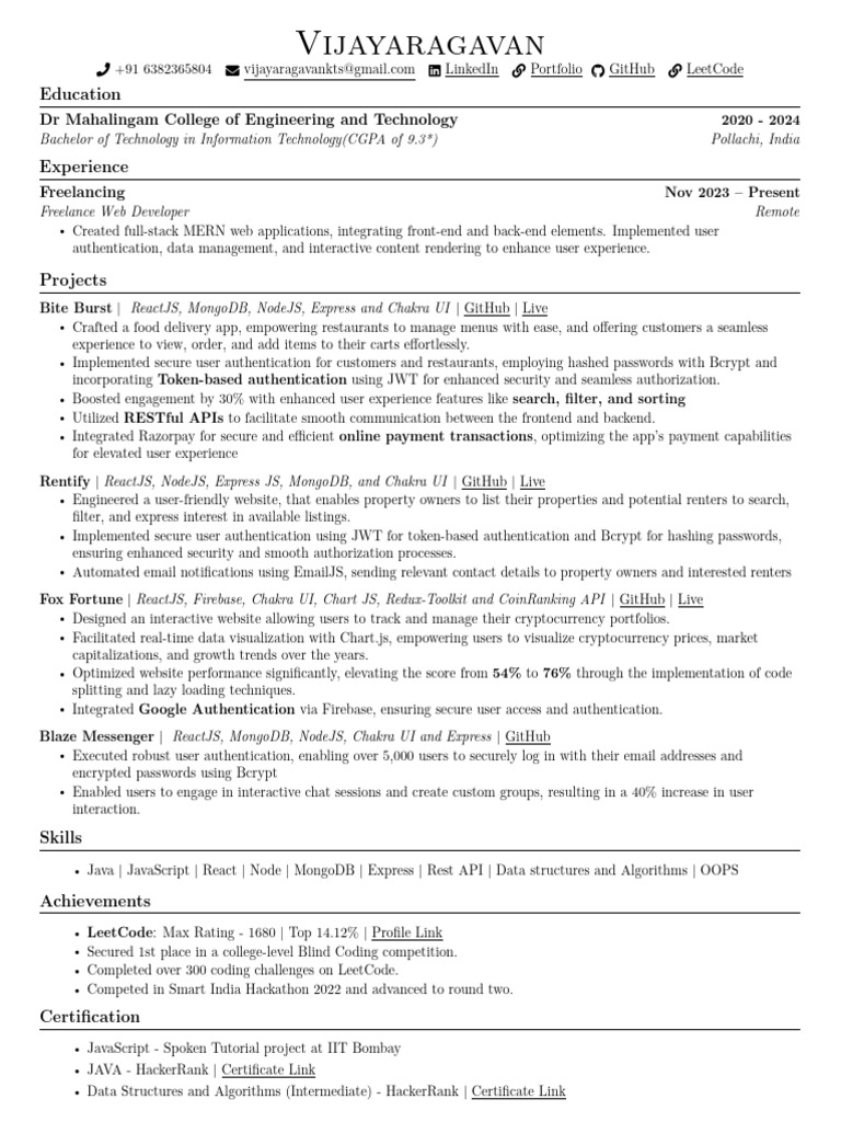 Vijayaragavan BwDrbIdq | PDF