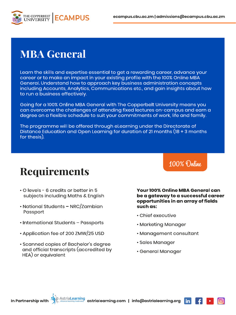 MBA General | PDF