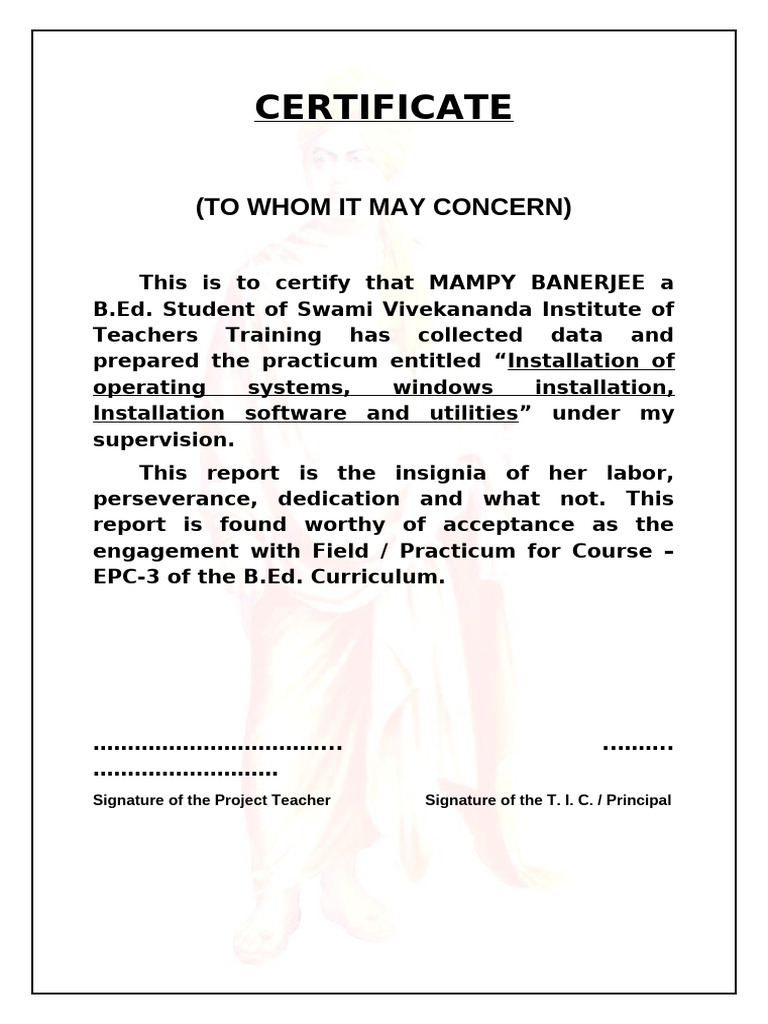 Certificate Course - Epc-3 - 1 | PDF