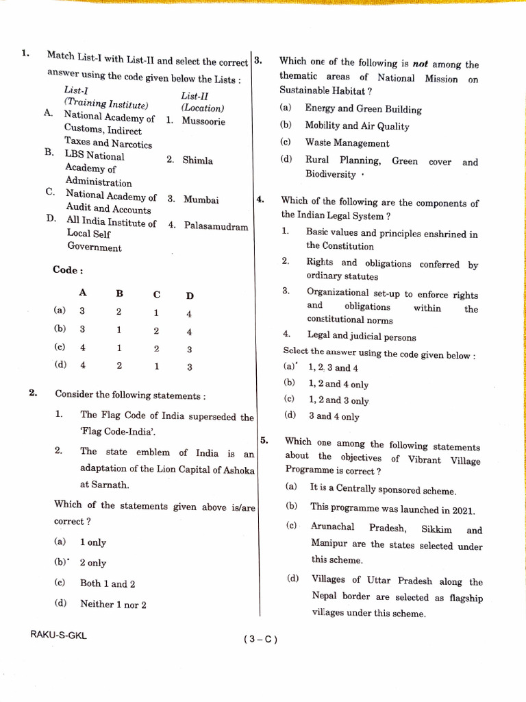 GK CDS Ii 2024 | PDF