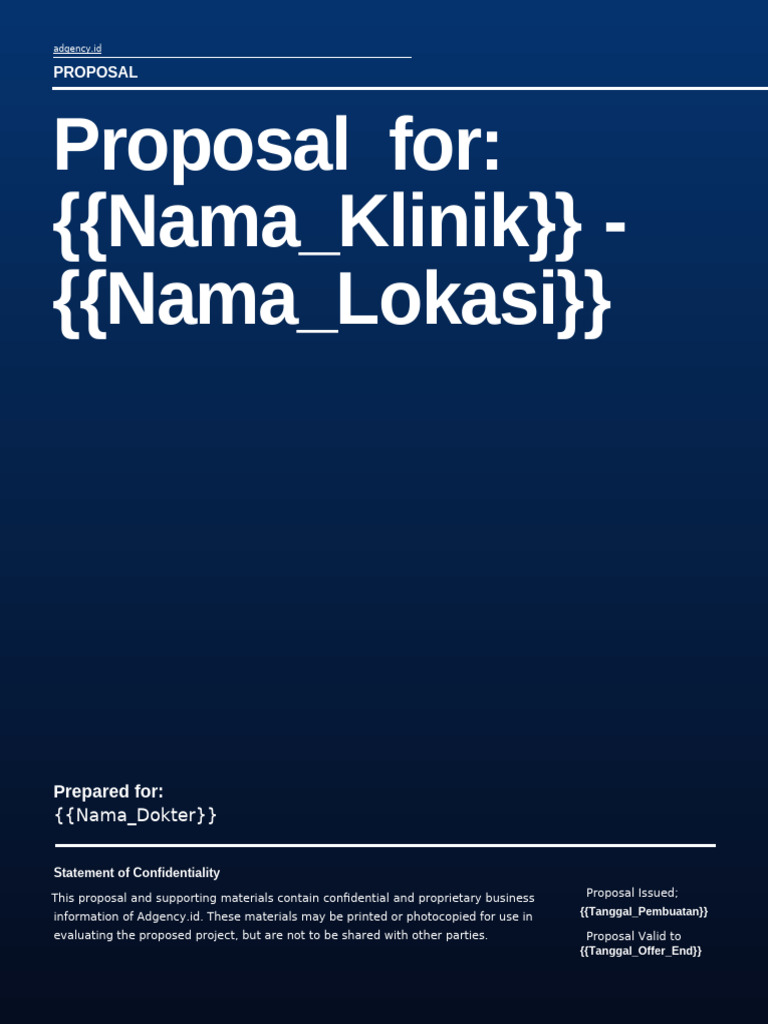 Adgency - Id Proposal - EN | PDF