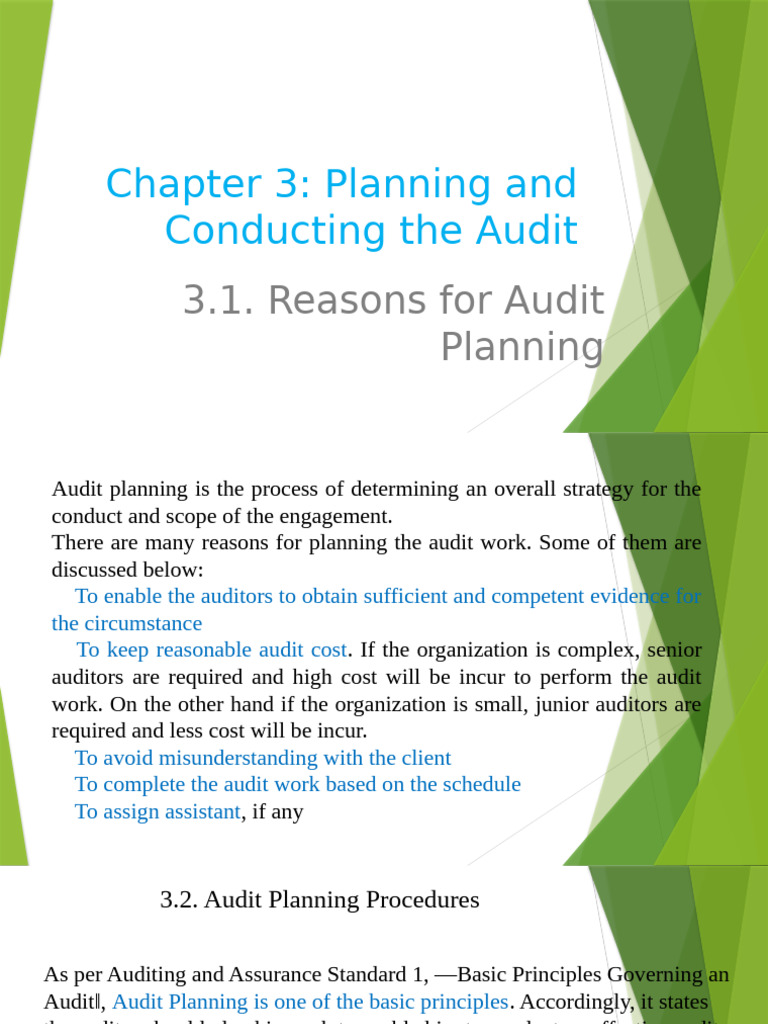AAAAudit I Chapter 3 | PDF | Audit | Financial Audit