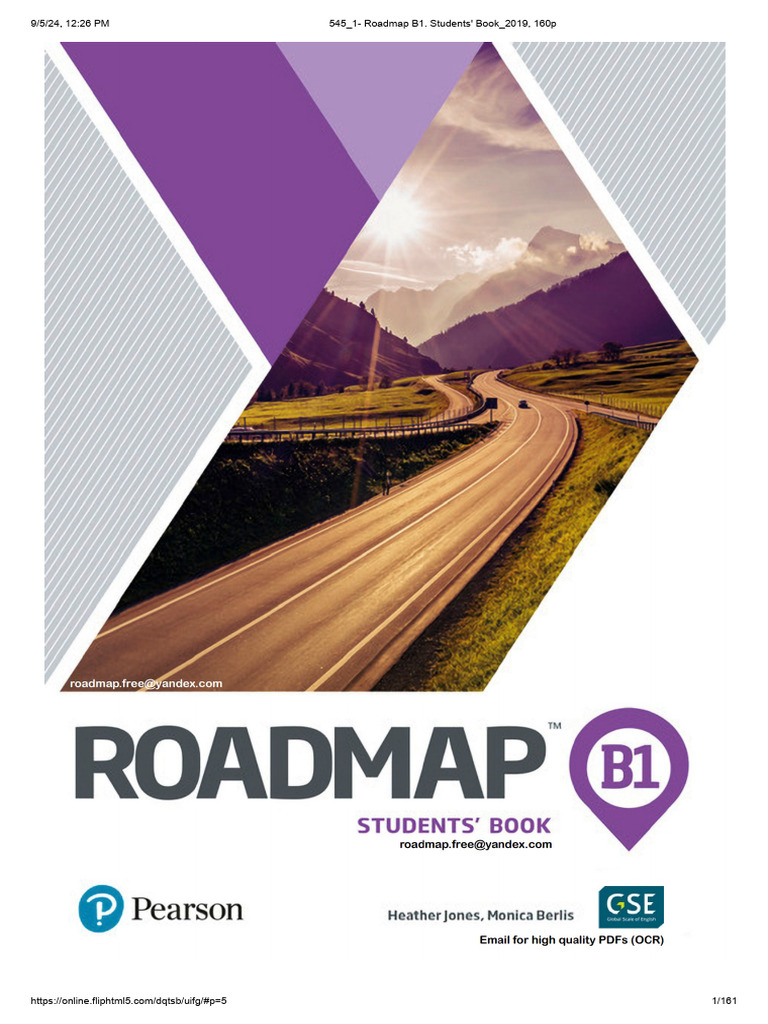 Roadmap B1 Students' Book - 2019 | PDF Roadmap B1 Students' Book - 2019 | PDF
