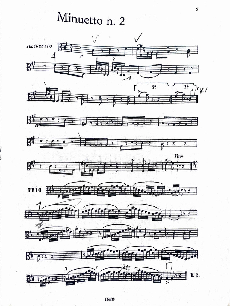 Puccini - Minuetto N. 2 | PDF