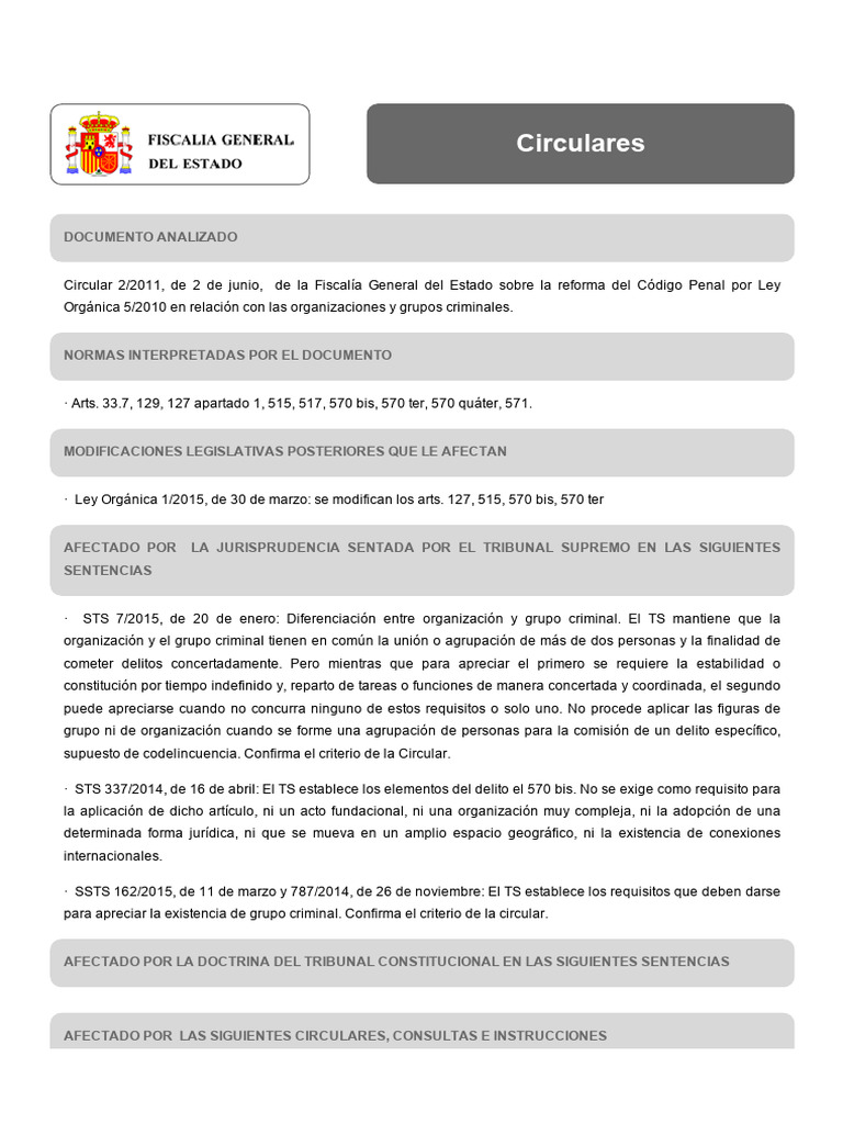 Circular 2-2011 FGE | PDF