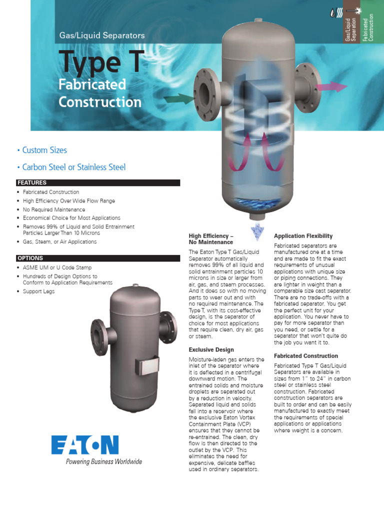 Eaton Type T Fabricated Technical Datasheets Us Lowres | PDF