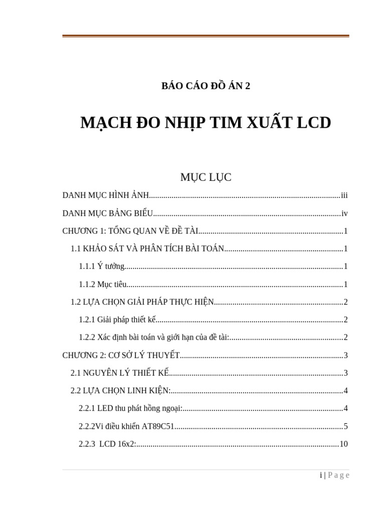 MCH Do NHP Tim Xut LCD Dung 89c51 | PDF