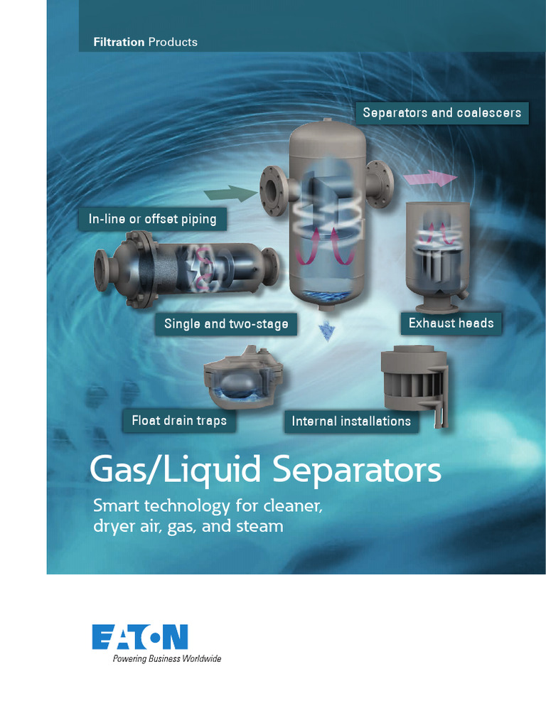 Eaton Gas Liquid Separator Overview Brochure EN LowRes | PDF