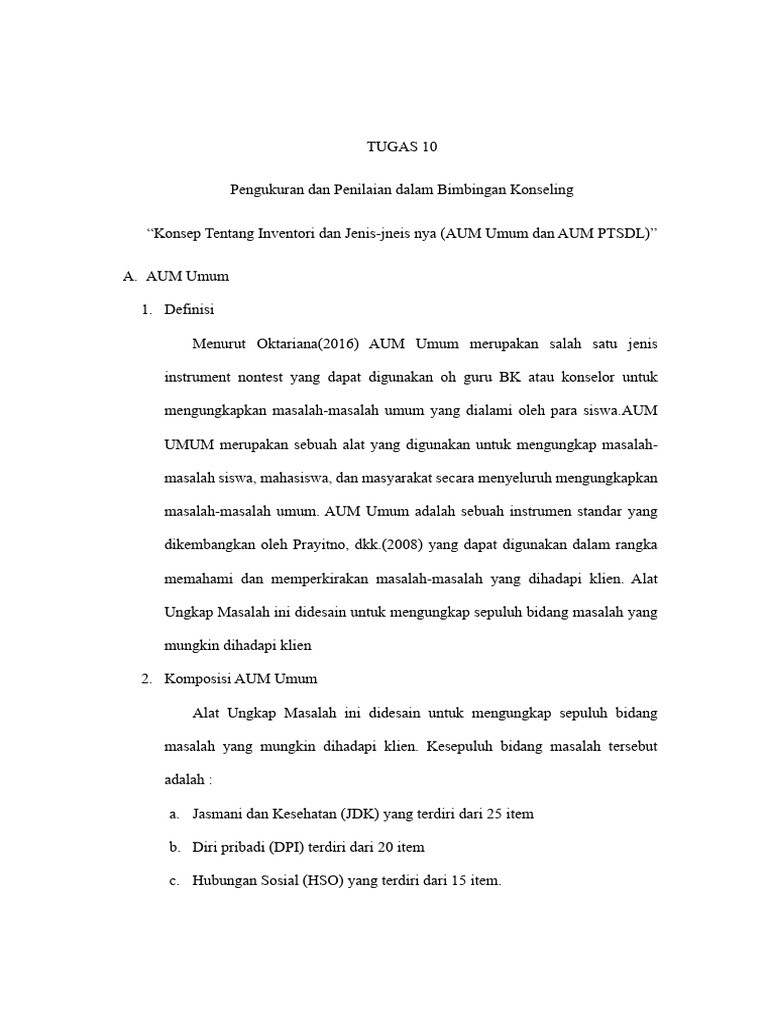 TUGAS 11 - AUM Umum Dan PTSDL | PDF