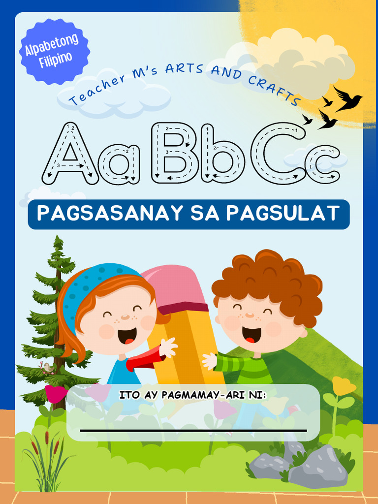 Pagsasanay Sa Pagsusulat-Alpabetong Filipino | PDF